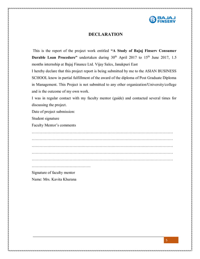 SIP Project Report by Vivek Goyal | PDF