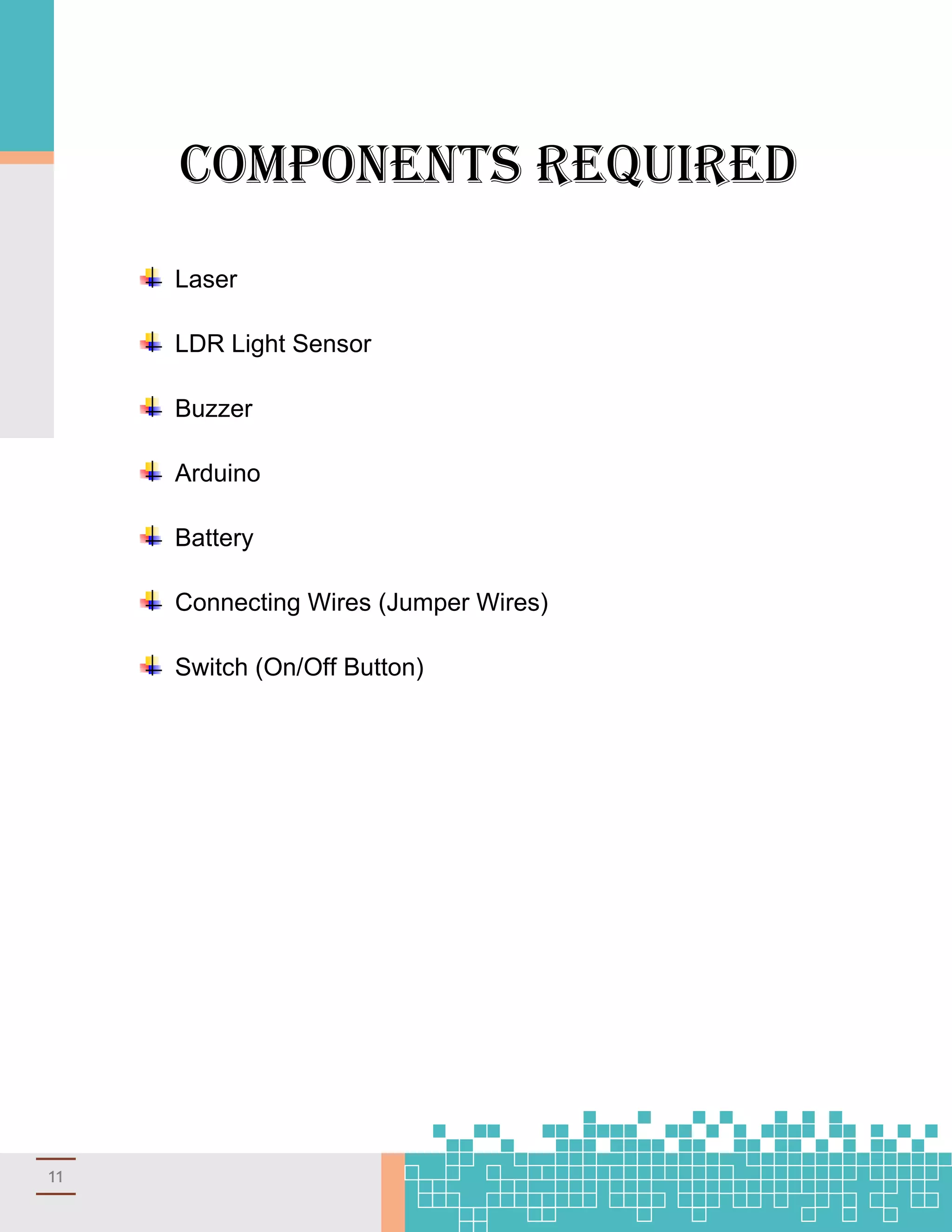 Laser Security System Project report | PDF