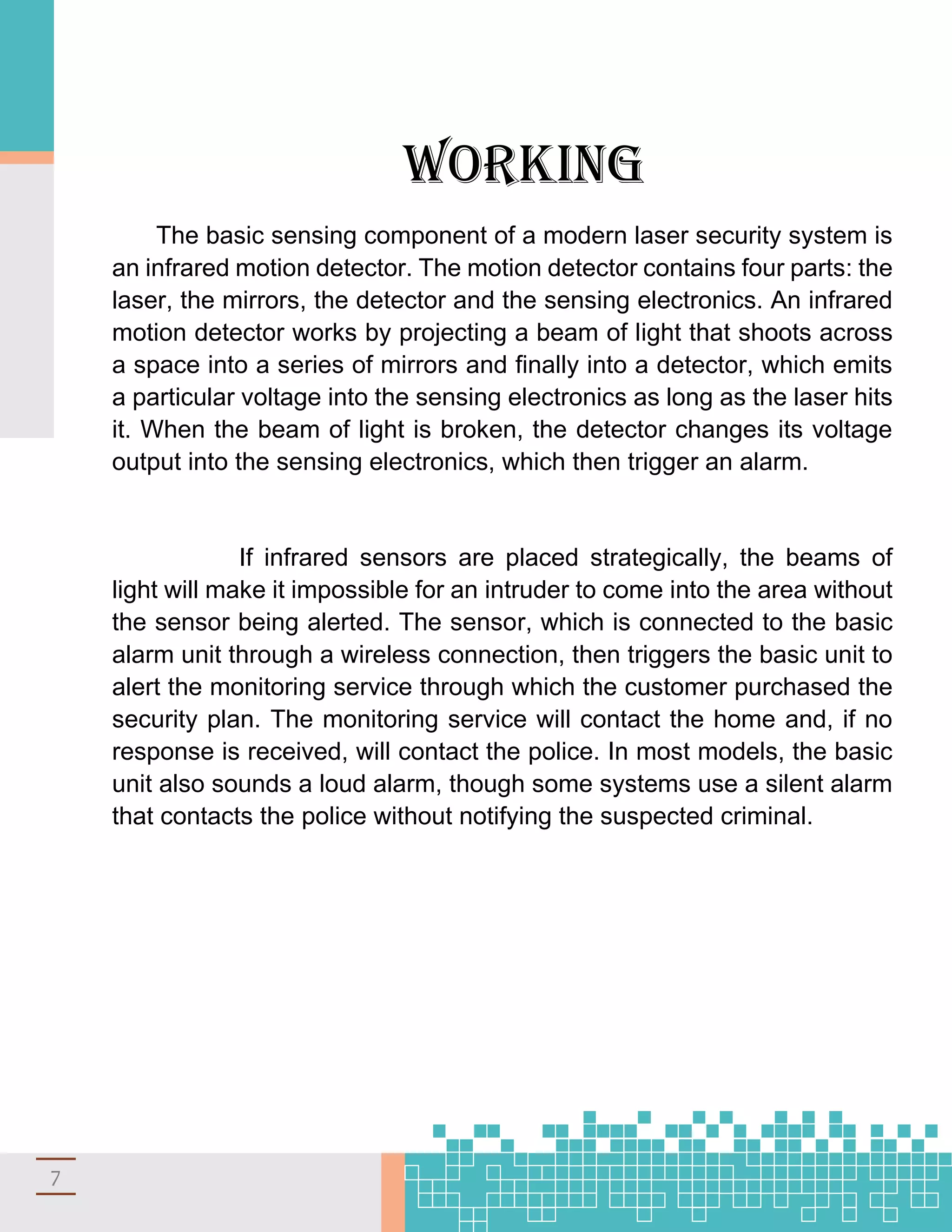 Laser Security System Project report | PDF