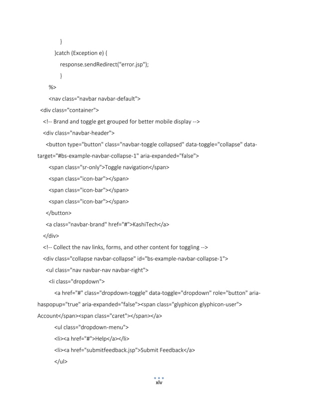 Project report college information management system on Advanced Java