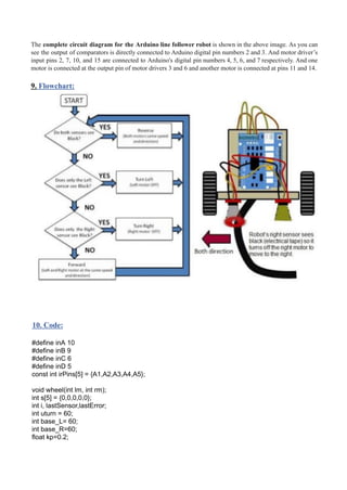 Line Following Robot LFR - Project Report | PDF