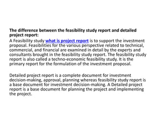 Project Report Definition | PPTX