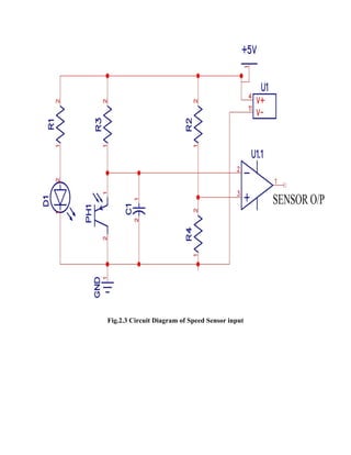 [Project report]digital speedometer with password enabled speed ...