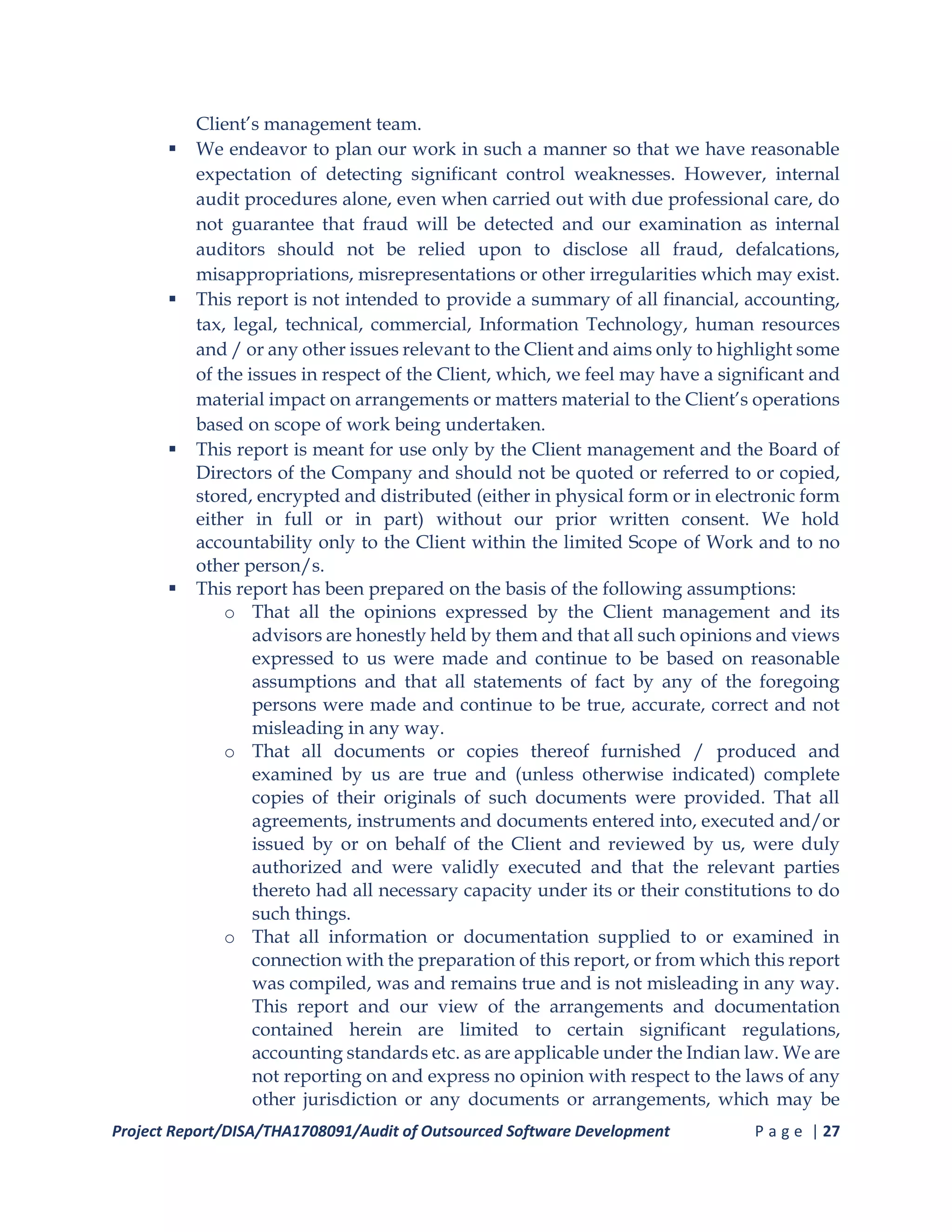 Project report disa course | PDF