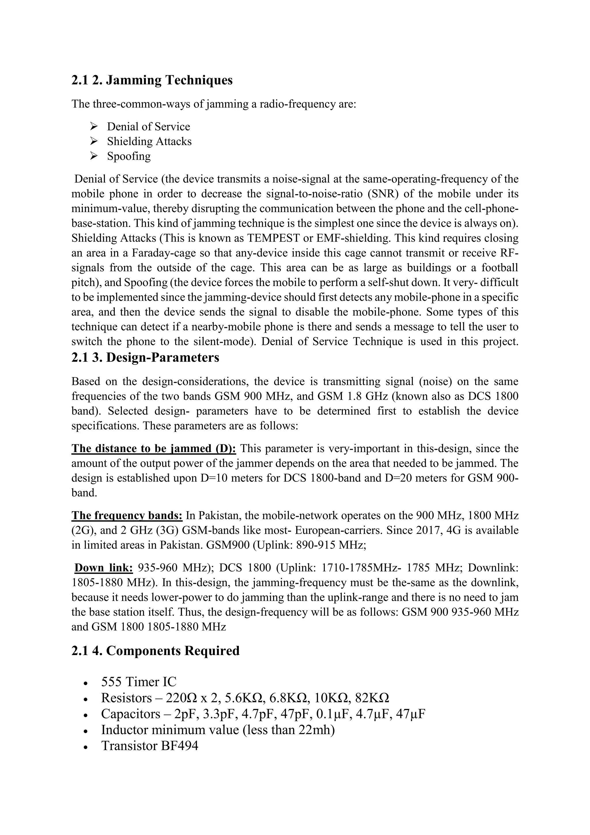 Mobile Phone Signal Jammer | PDF
