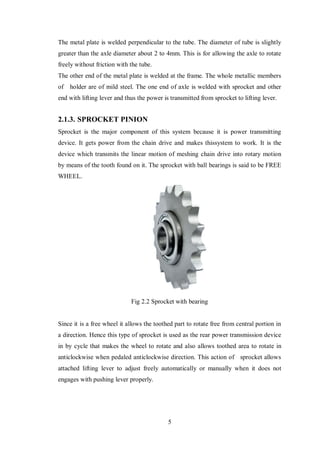 sprocket side stand retrieval system | PDF