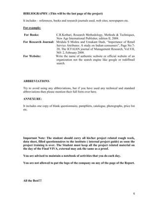 Project report format | PDF