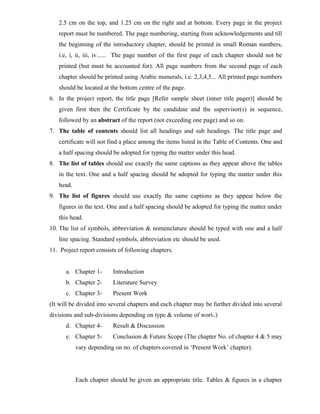 Project report format | PDF