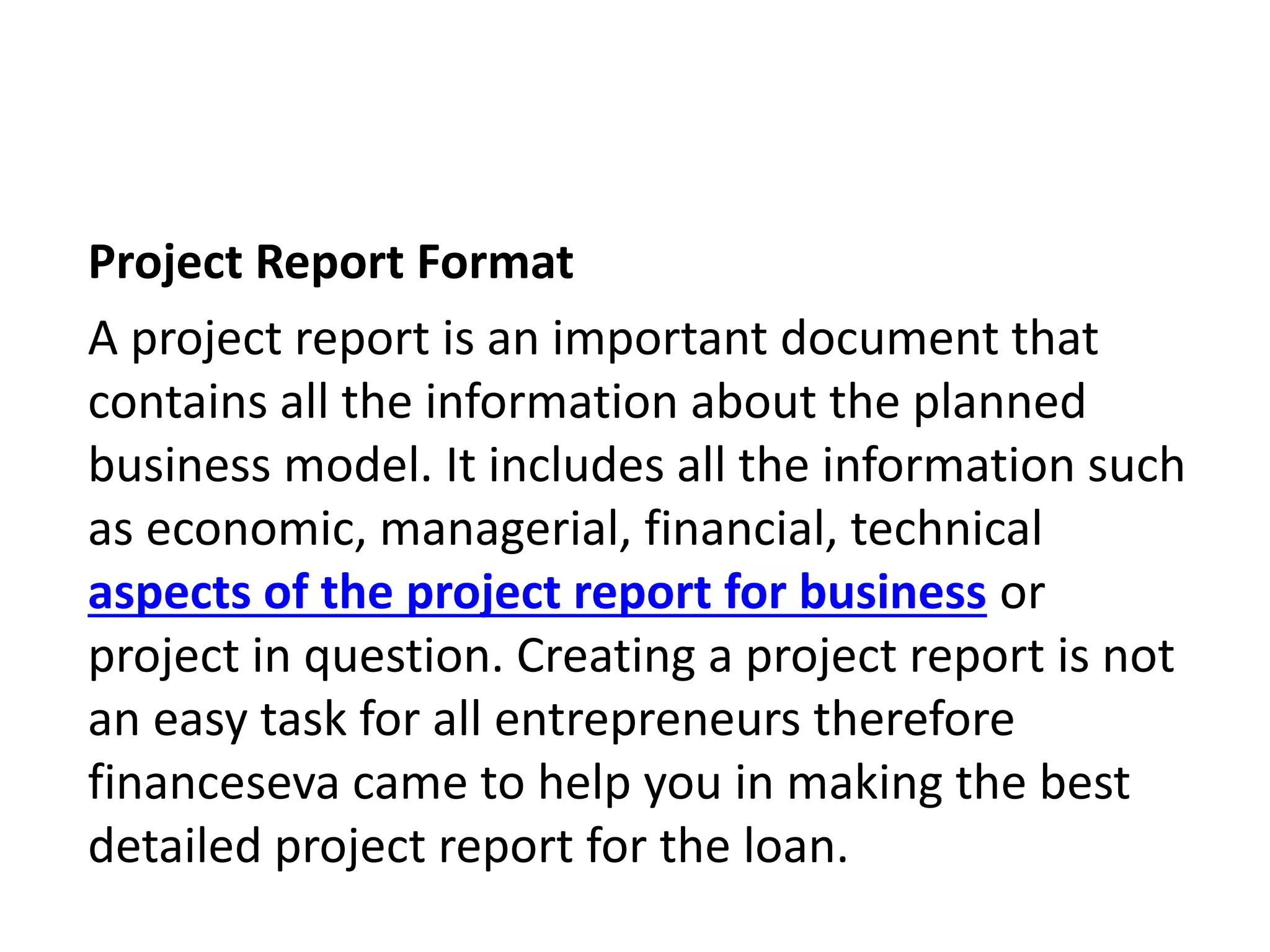 Project Report Format | PPT