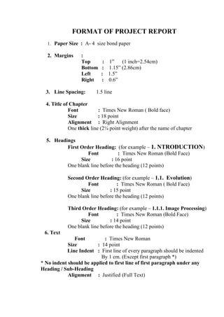 Project report format-sem2 | PDF
