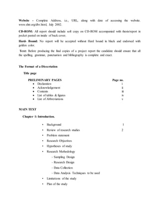 Project report guidelines bba- 5th semester (1) | DOCX