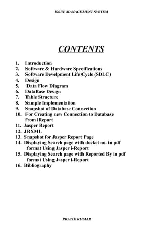 Issue Management System | DOC