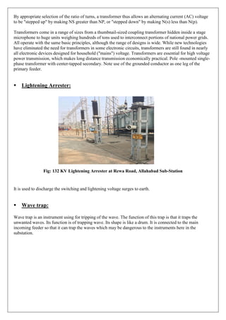 220KV Substation Training Report | PDF