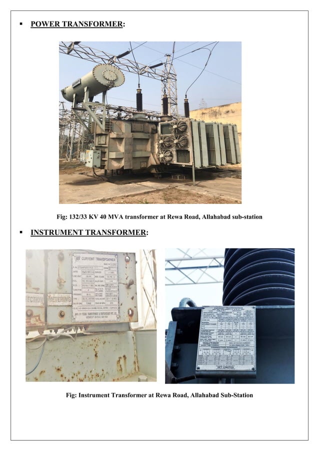 220KV Substation Training Report | PDF | Gas and Electric | Home Utilities