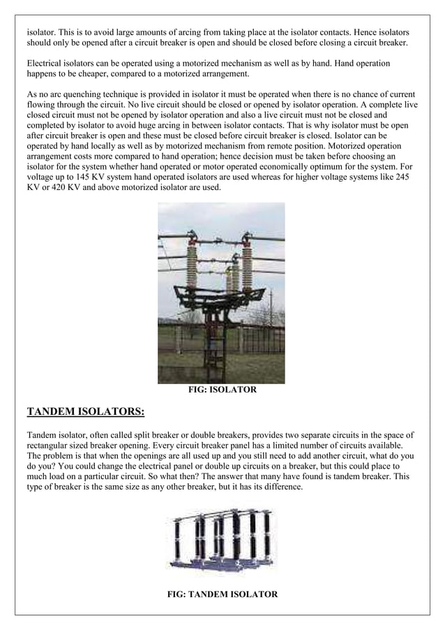 220KV Substation Training Report | PDF | Gas and Electric | Home Utilities