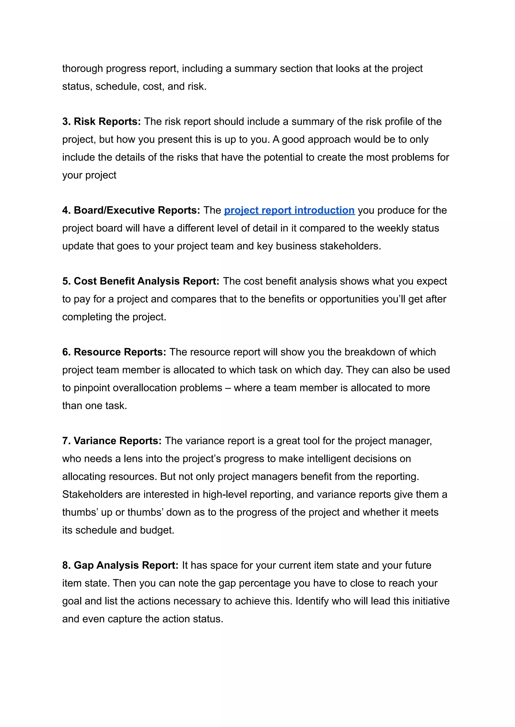 Project Report Introduction | PDF