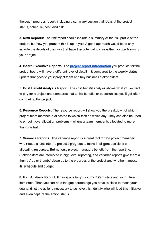 Project Report Introduction | PDF