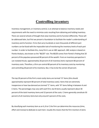 Project report inventory | DOCX