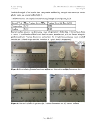 Design, Strength and Failure of Paleobiology Plaster Jackets | PDF
