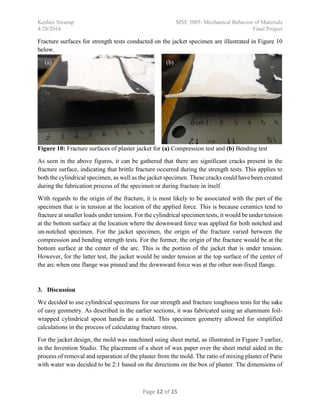 Design, Strength and Failure of Paleobiology Plaster Jackets | PDF