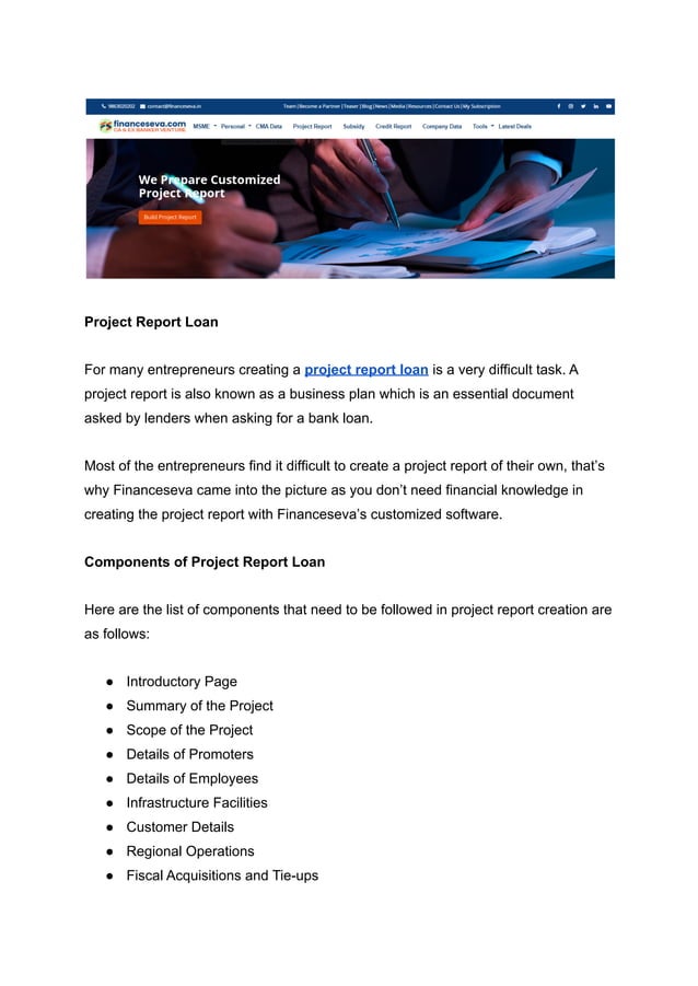 Project Report Loan | PDF