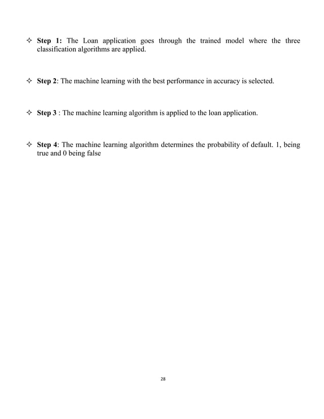 Loan Prediction System Using Machine Learning Algorithms Project Report | PDF