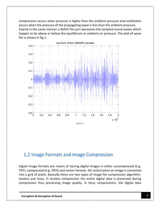 Encryption & Decryption of Sound in image format on Matlab | PDF