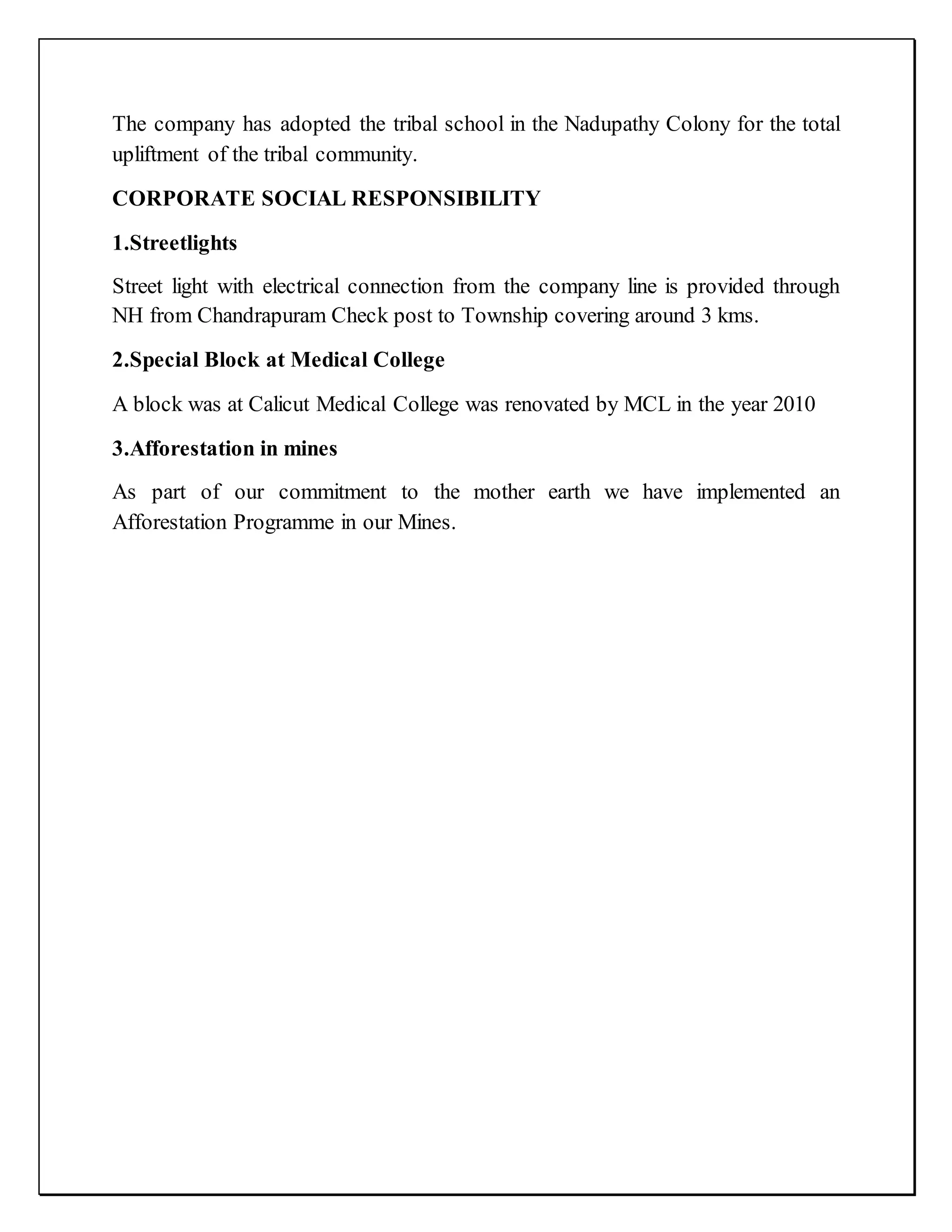 Project report mcl | DOCX