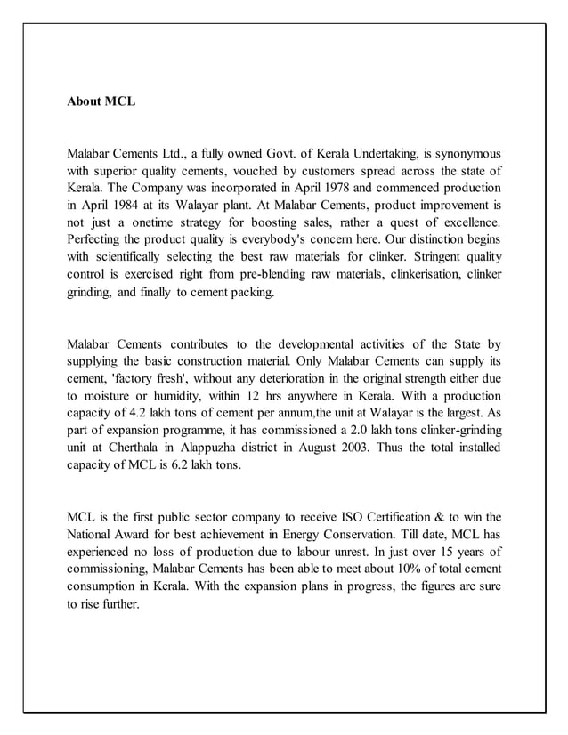 Project report mcl | DOCX