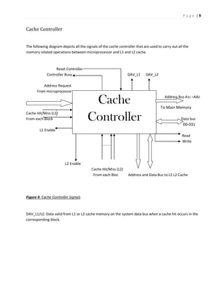 Project Report Multilevel Cache | PDF