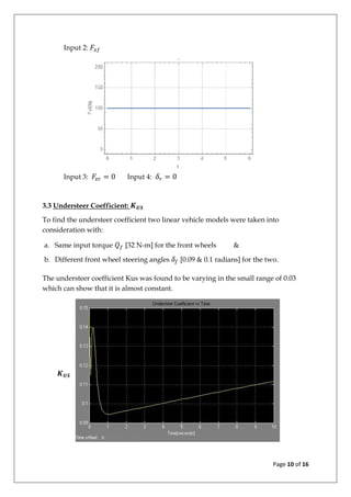 Modelling Planar Vehicle Dynamics using Bicycle Model | PDF