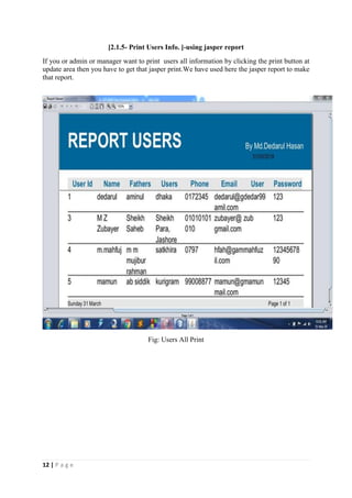 Project Report Of Inventory Management Software [POS] | PDF