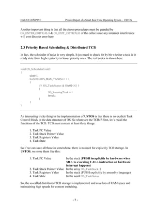Project report of ustos | PDF