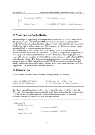 Project report of ustos | PDF