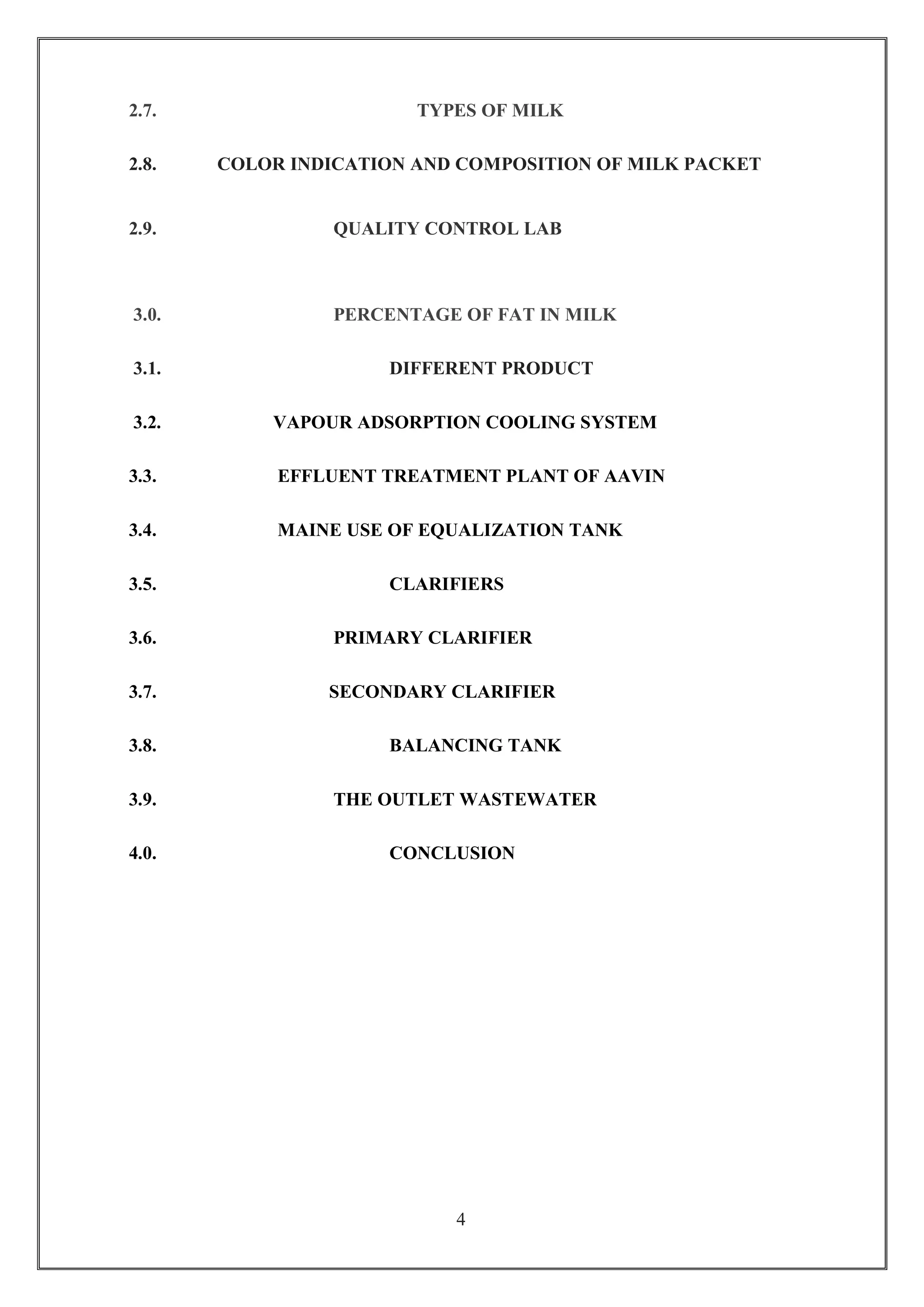 Project report on AAVIN INDUSTRY - 2019 | PDF