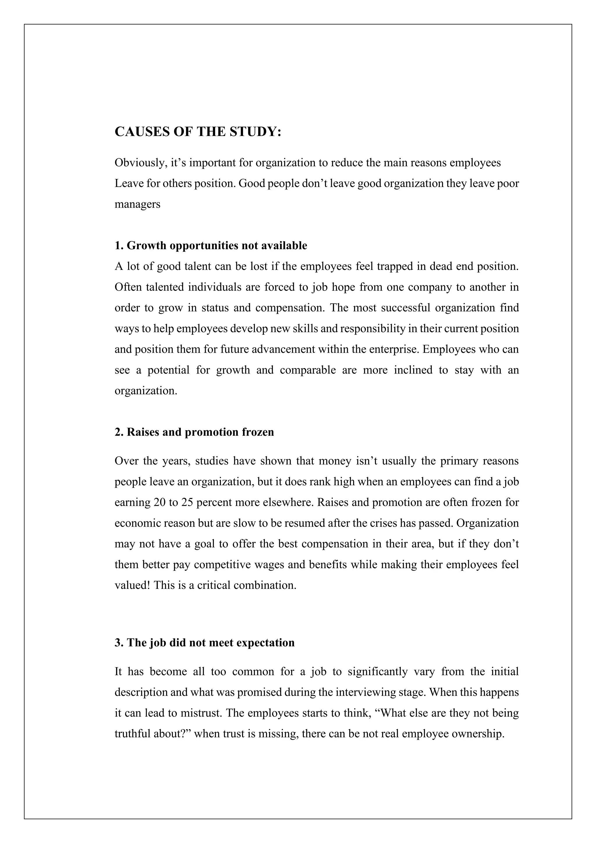 Project report on attrition analysis | PDF