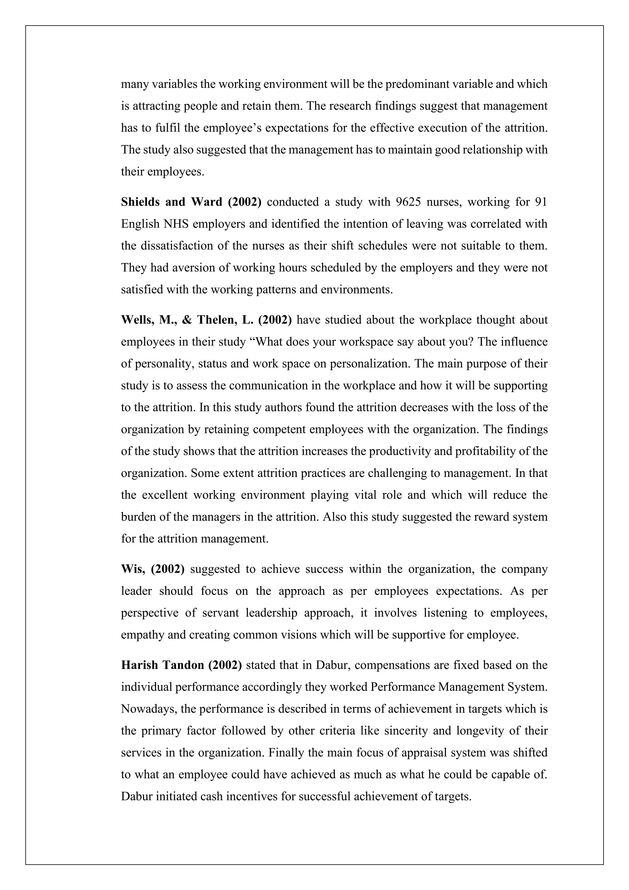 Project report on attrition analysis | PDF
