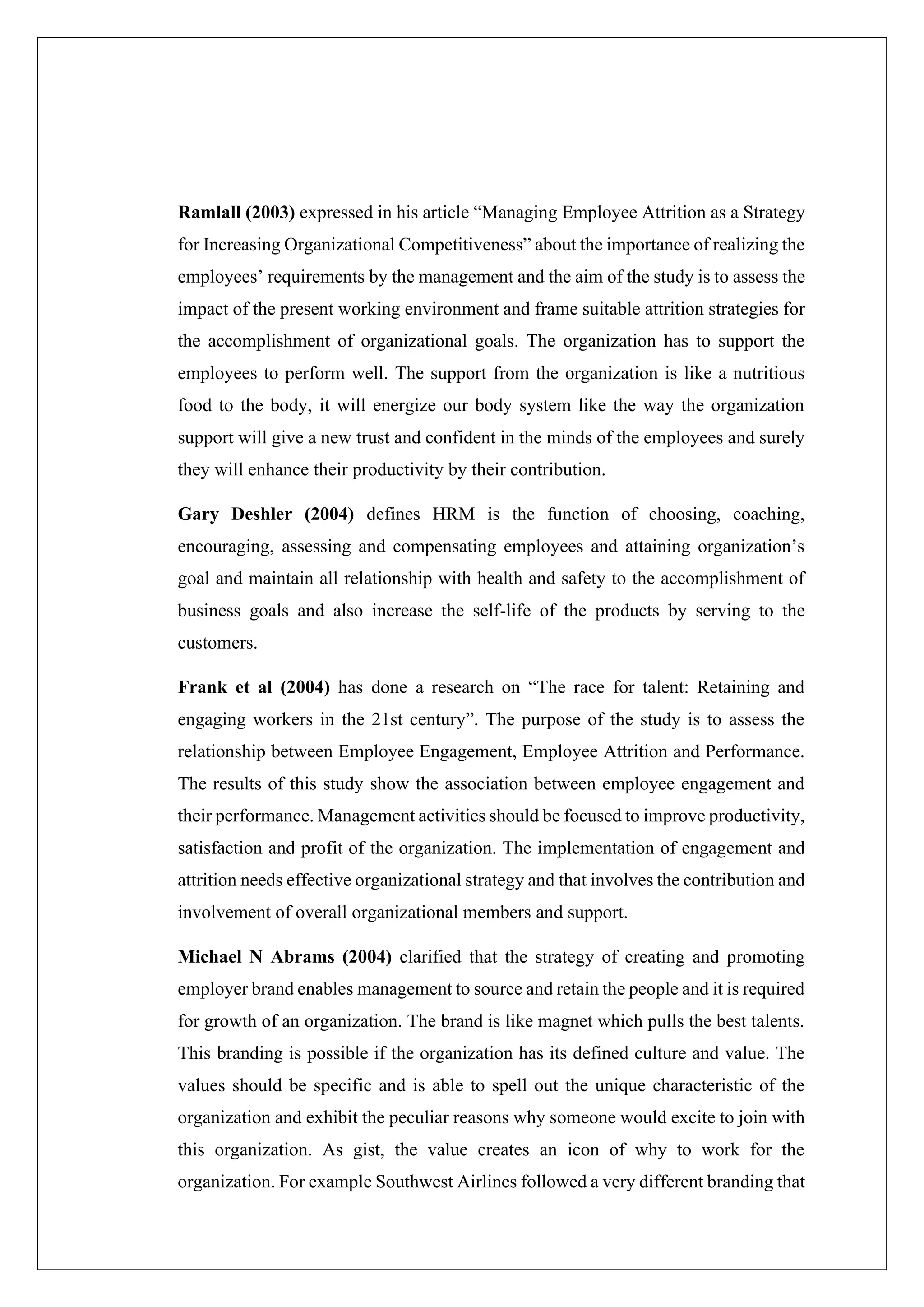 Project report on attrition analysis | PDF