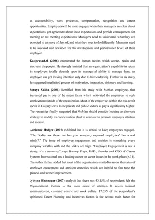Project report on attrition analysis | PDF