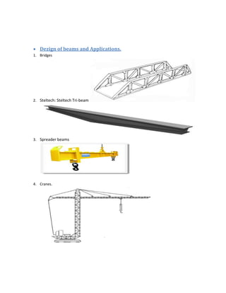 Project report on beams | PDF