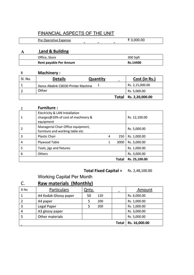 Project report on colour xerox | PDF | Business Accounting & Finance ...