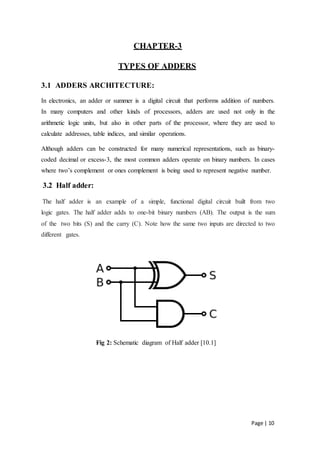 Project report on design & implementation of high speed carry select adder | DOCX | Programming ...