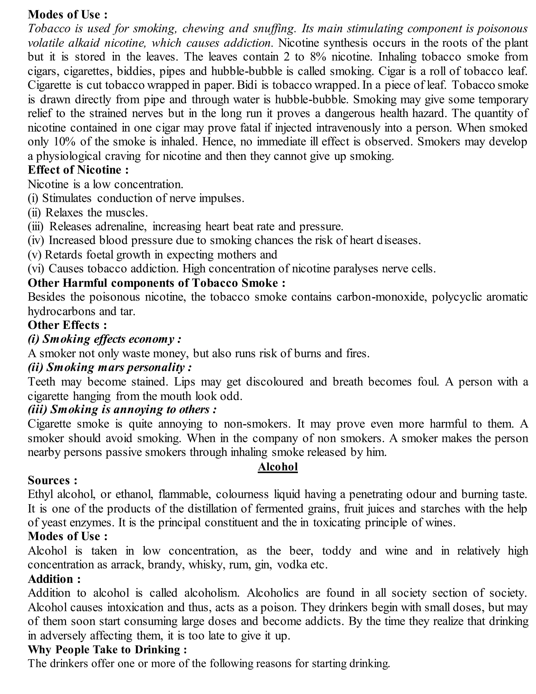 Project report on drugs addiction | DOCX