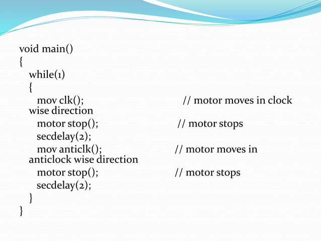 Project report on embedded system using 8051 microcontroller | PPTX | Computing | Technology ...