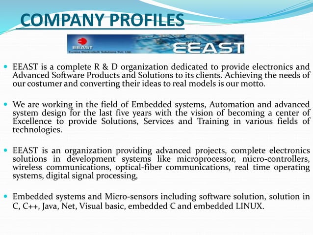 Project report on embedded system using 8051 microcontroller | PPTX | Computing | Technology ...