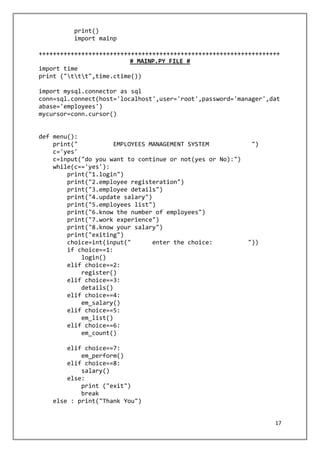 Project Report on Employee Management System.docx