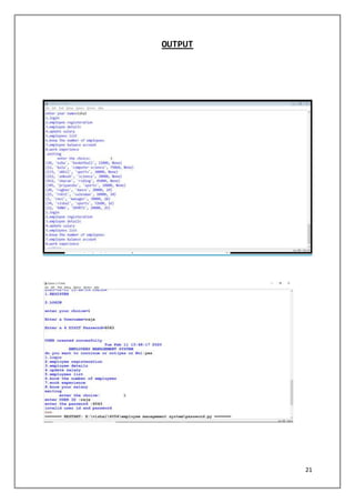 Project Report on Employee Management System.docx