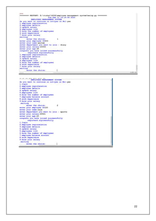 Project Report on Employee Management System.docx