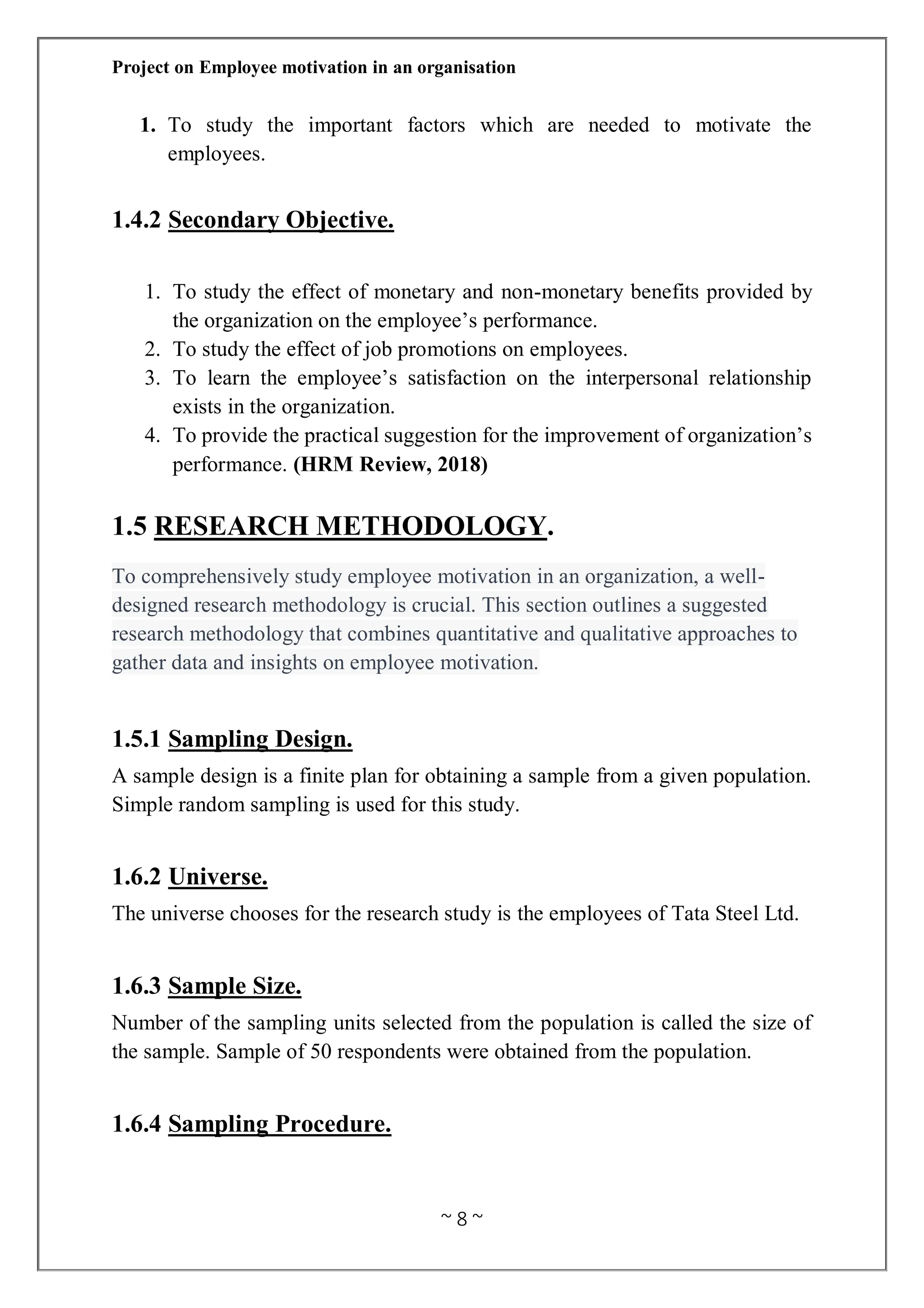 Project report on employee motivation.pdf