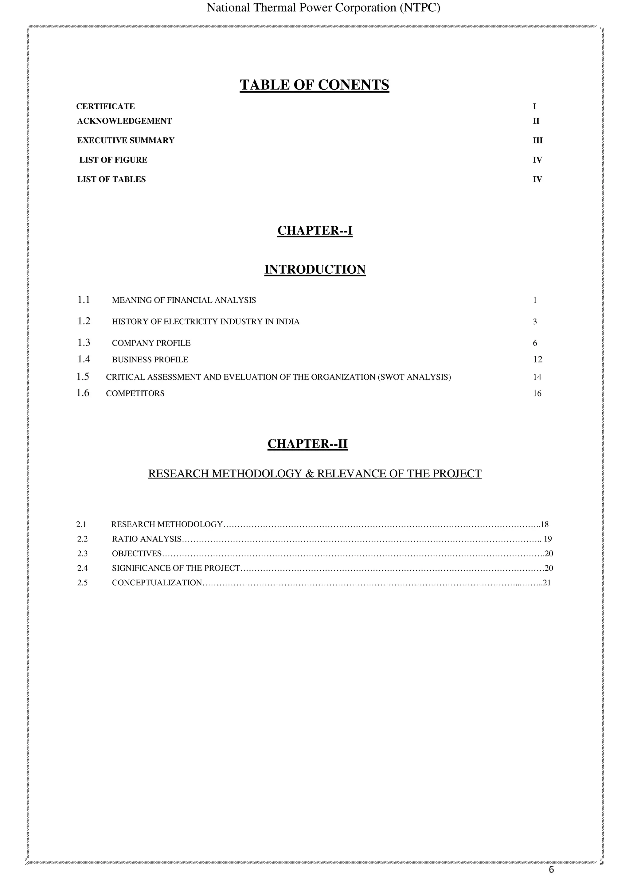 Project Report on Financial Analysis by Nirbhay Kumar, MBA - 3rd Sem.,TMBU,Bhagalpur | PDF